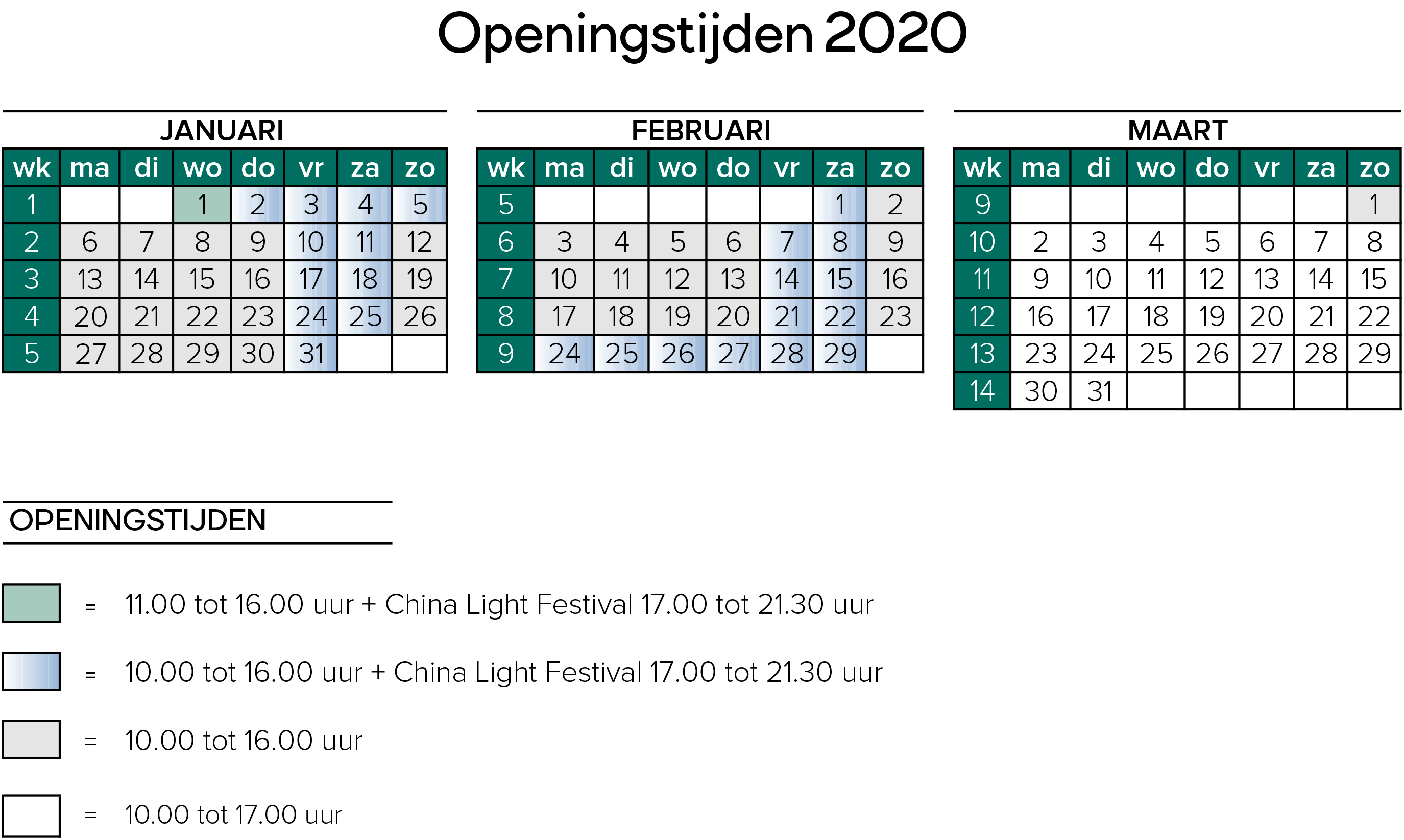 Openingstijden Ouwehands Dierenpark - Ouwehands Dierenpark